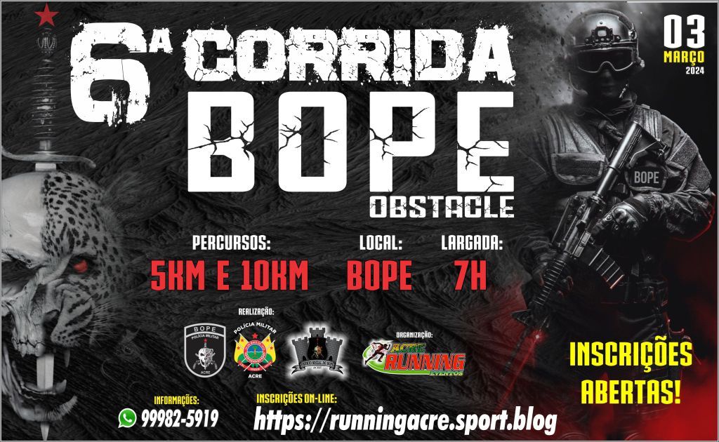 Inscrições para 6ª ‘Corrida do Bope Obstacle’ estão abertas em Rio ...